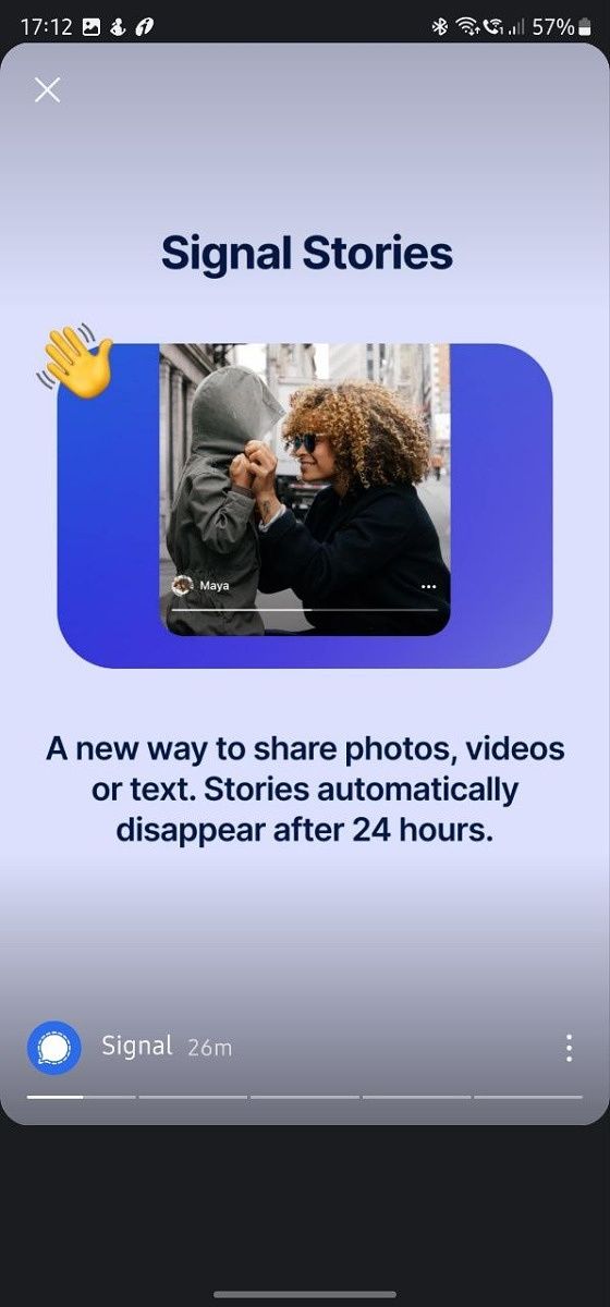 Signal's new Stories feature is now available on the beta channel