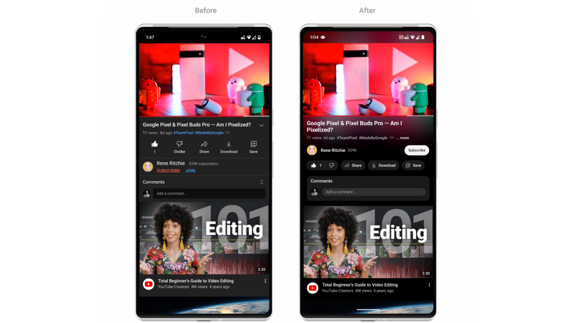 YouTube revamps its UI, adding new flair and more polish