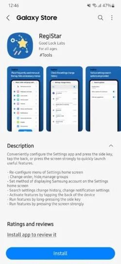 Good Lock's new RegiStar module lets you configure the Settings menu as ...