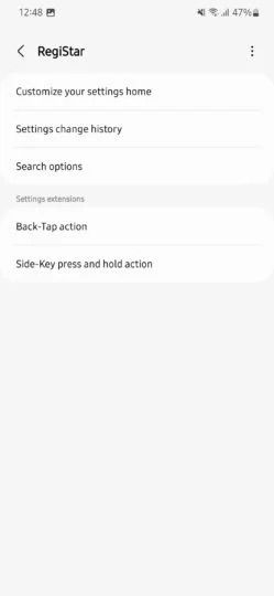 Good Lock's new RegiStar module lets you configure the Settings menu as ...