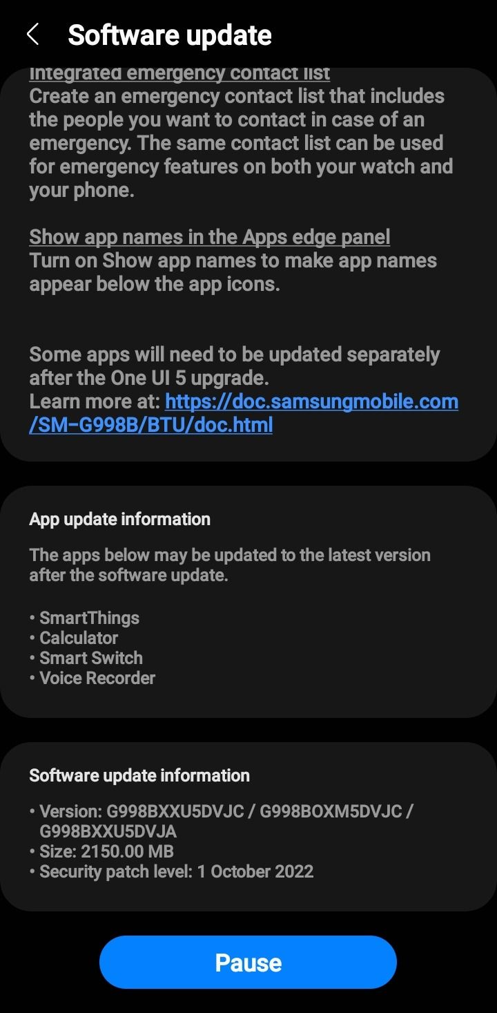 Galaxy S21 series receives stable One UI 5 based on Android 13