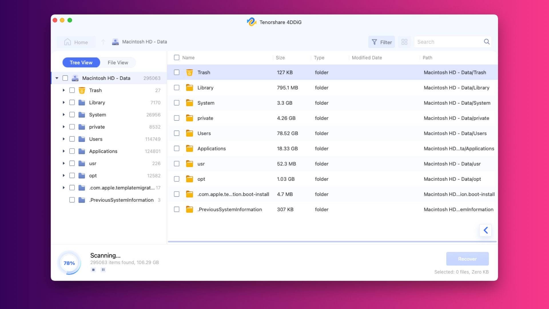Tenorshare 4DDiG — How to Recover Deleted Files macOS Ventura?