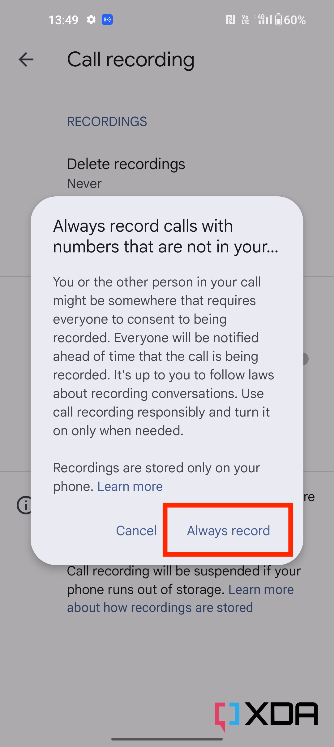 How to record phone calls on Android