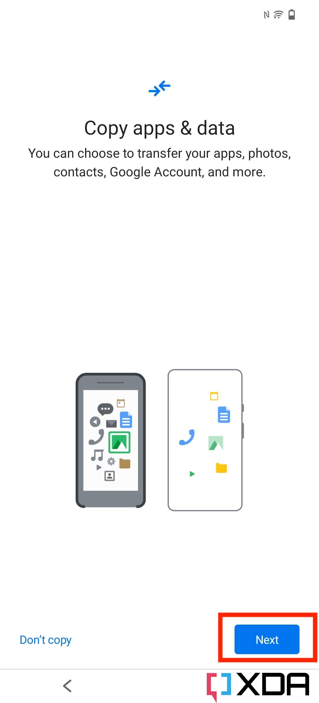 How to transfer data from an old Android phone to your new one