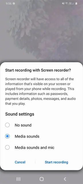 How to take a screenshot and screen record on the Samsung Galaxy Z Flip 4