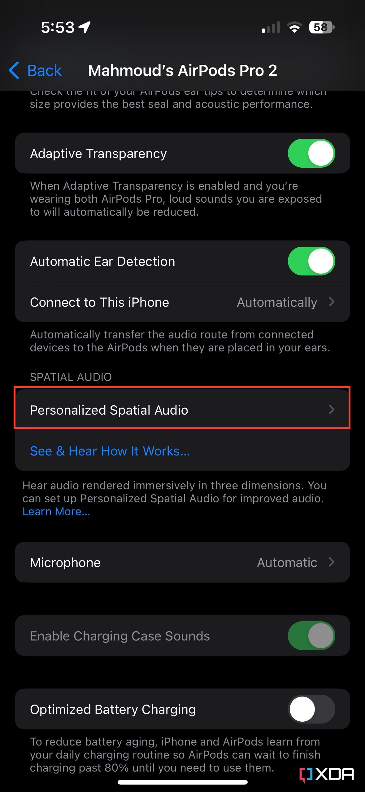 How to set up Personalized Spatial Audio for the AirPods using an Apple ...