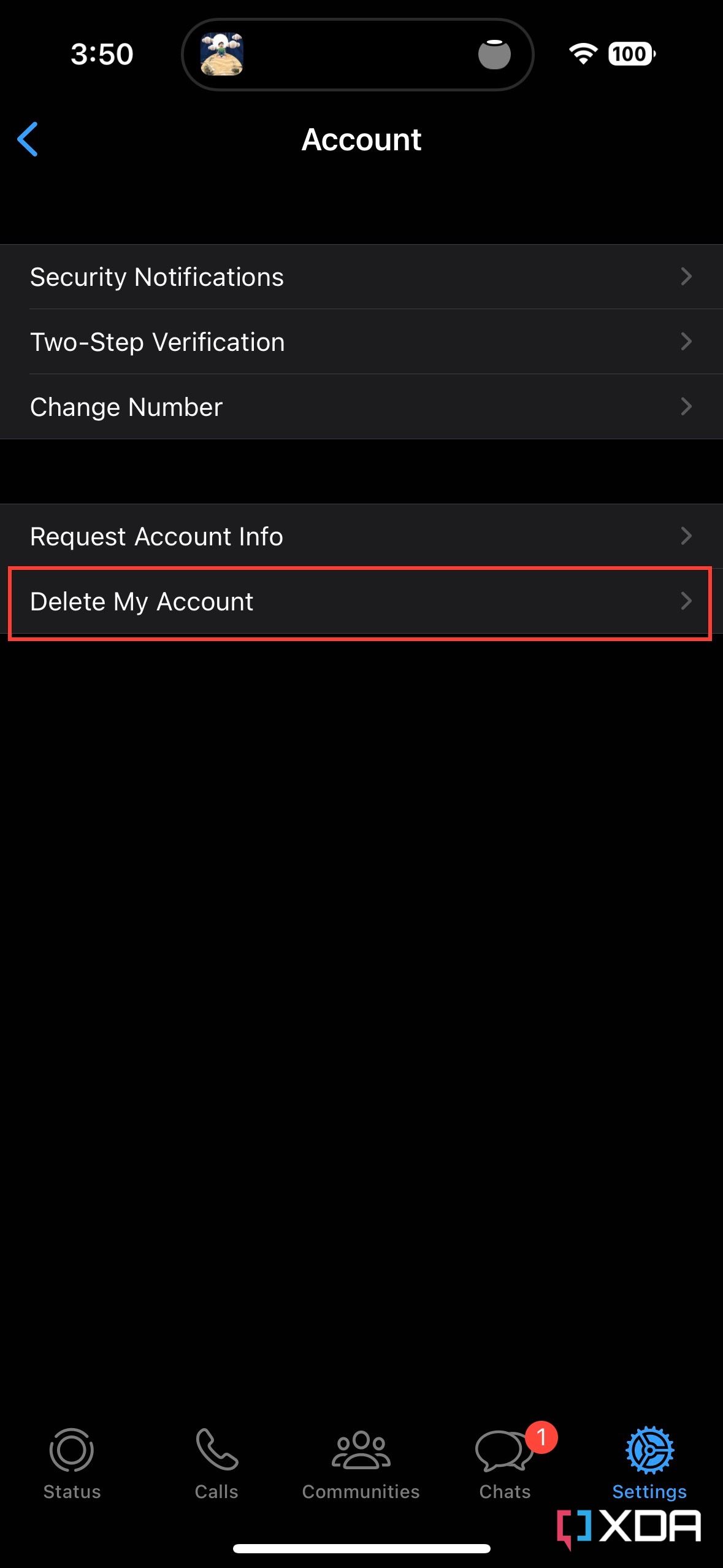 How to delete or deactivate your WhatsApp account