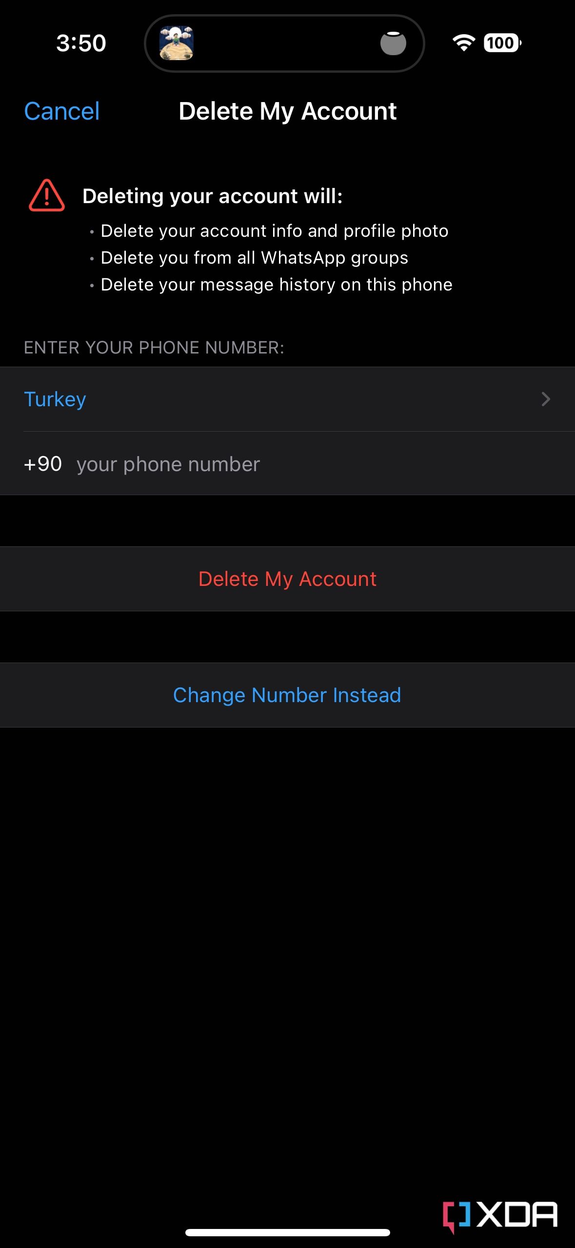 How to delete or deactivate your WhatsApp account