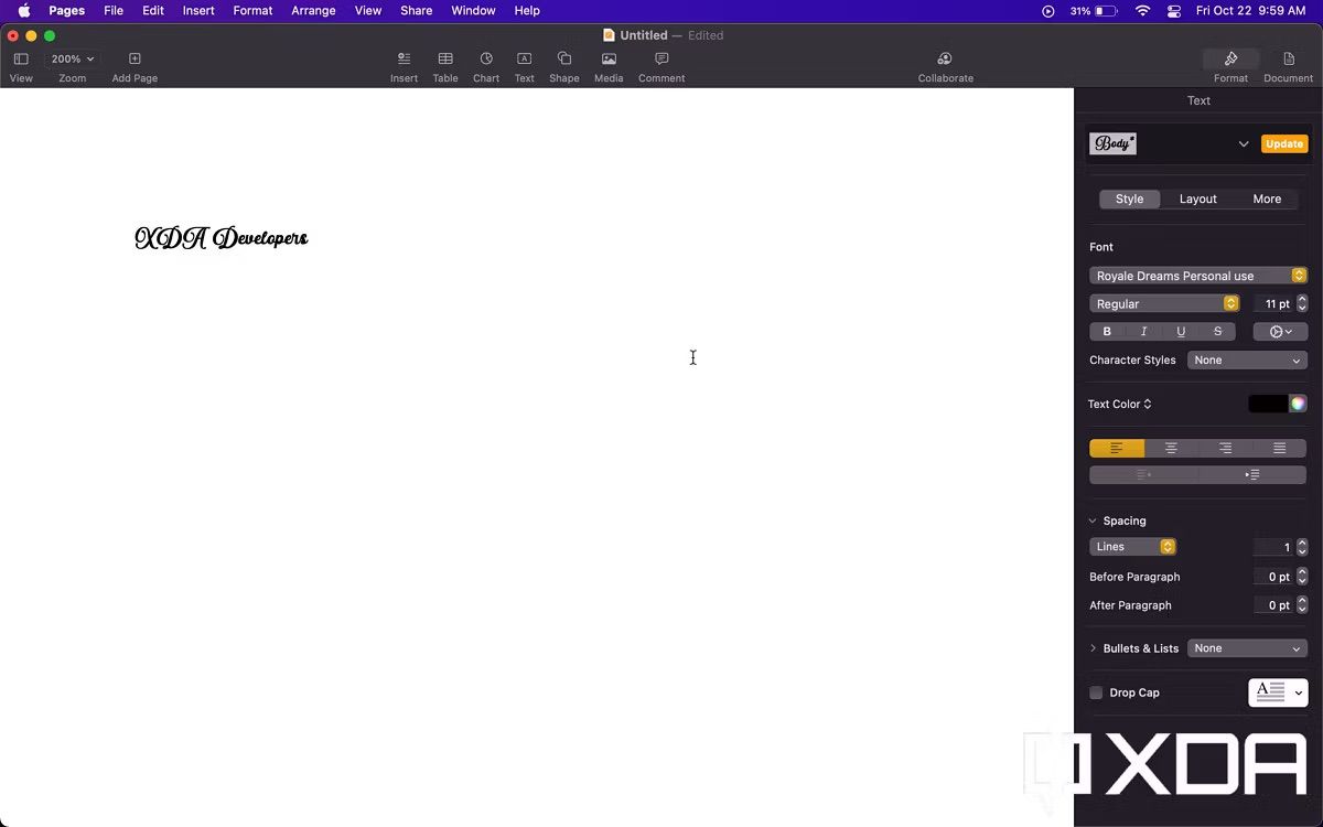 How to install and use fonts on an Apple Mac