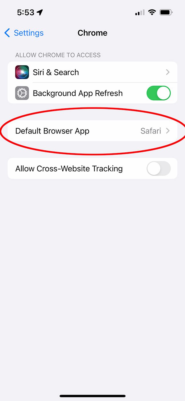 How to set default apps on an iPhone