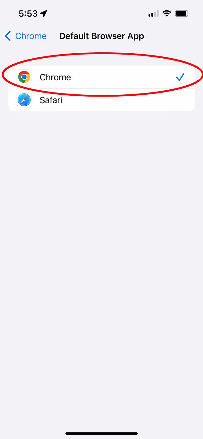 How to set default apps on an iPhone