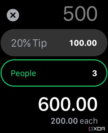 How to calculate the tip and split the bill on your Apple Watch