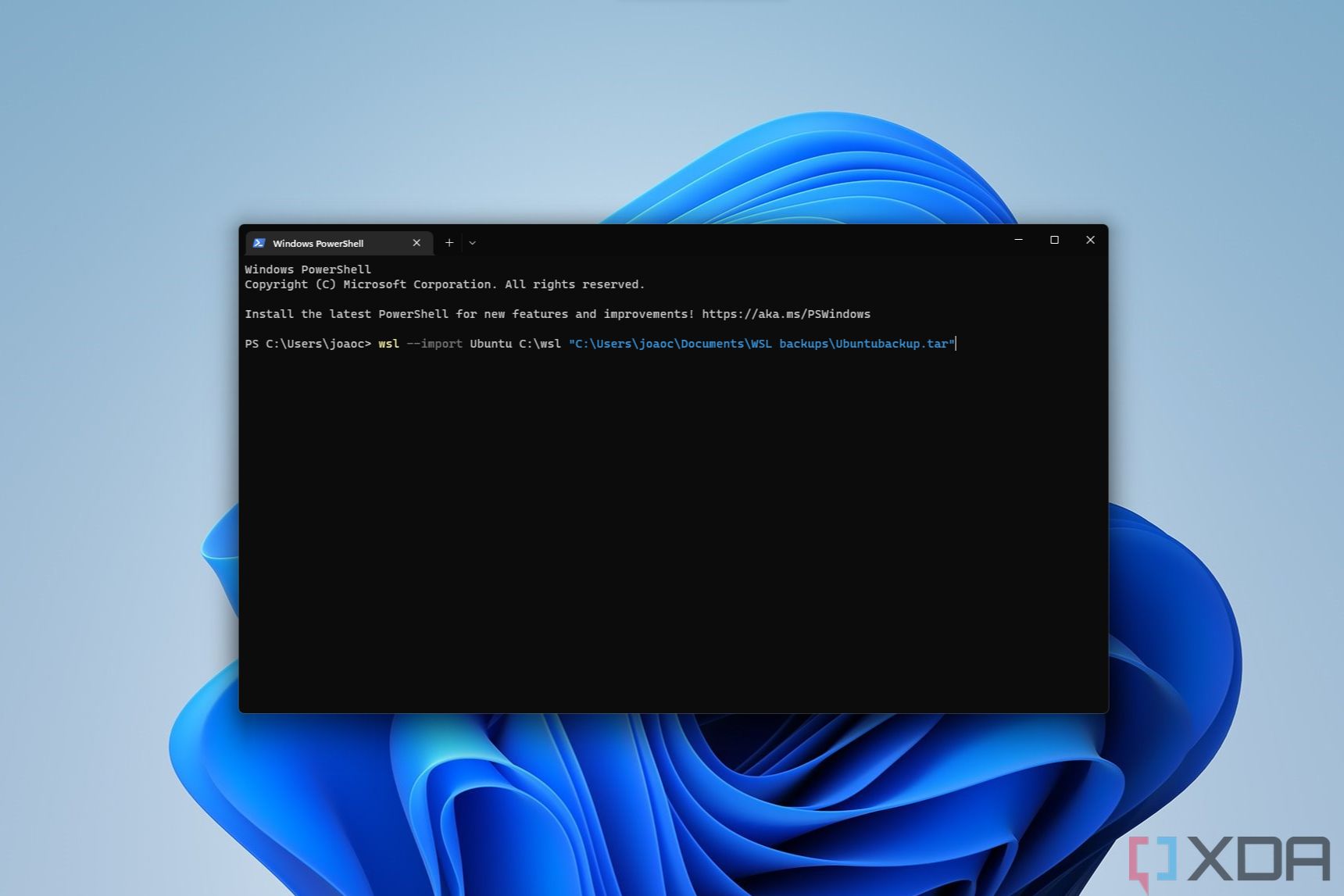 How to back up and restore a Windows Subsystem for Linux (WSL) distro