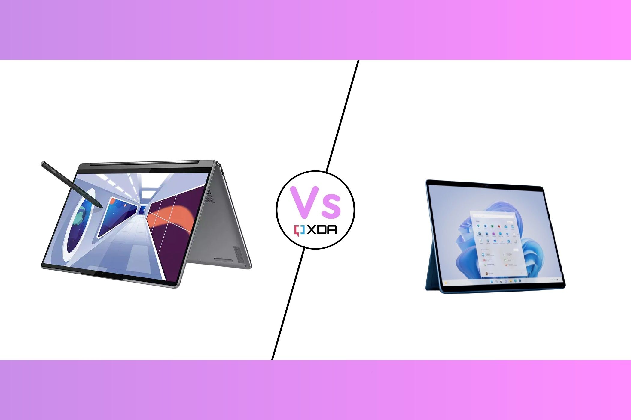 Lenovo Yoga 9i (2023) vs Surface Pro 9: Convertible or tablet?
