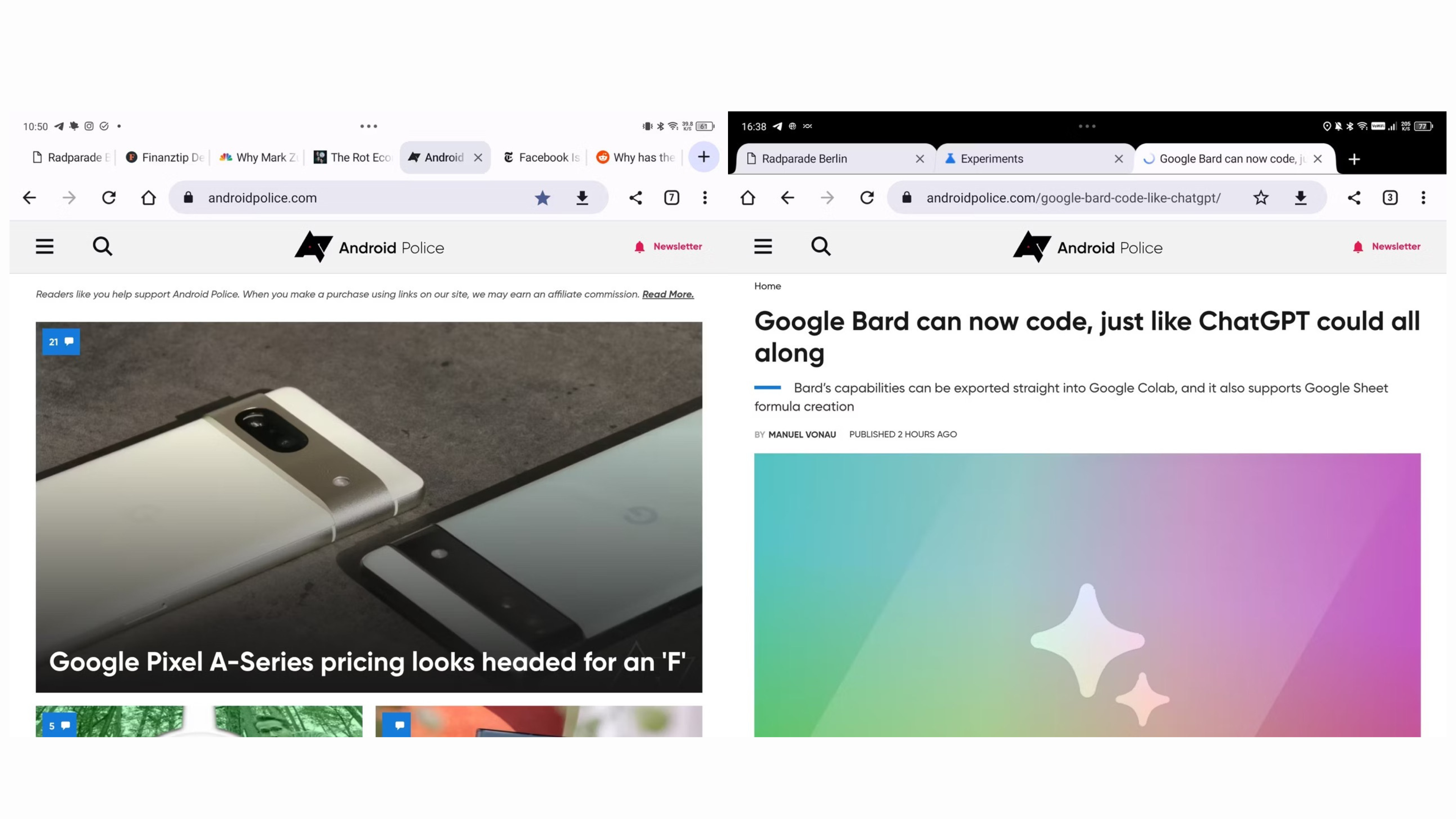 Google Chrome tab strip revamp brings cleaner interface for foldables ...