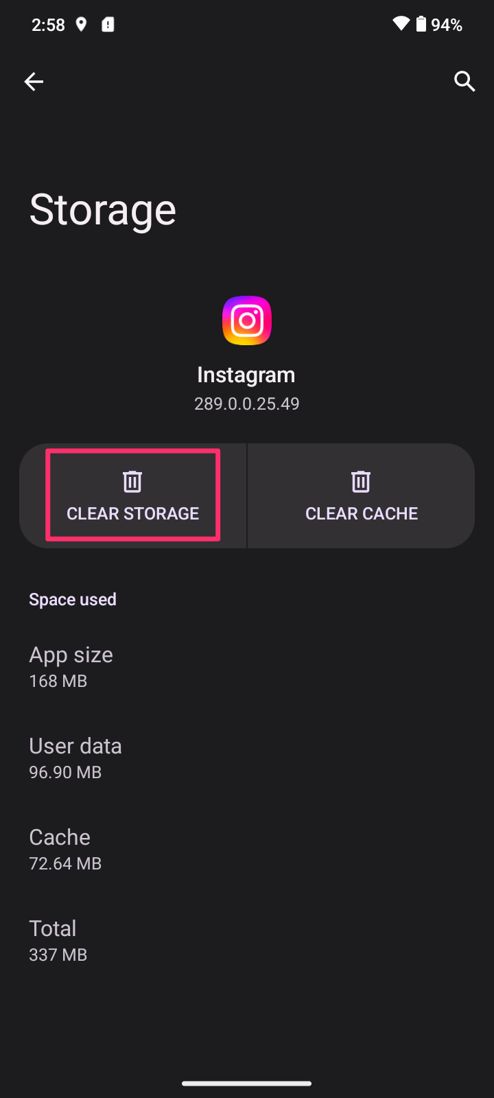 How to clear app cache on Android