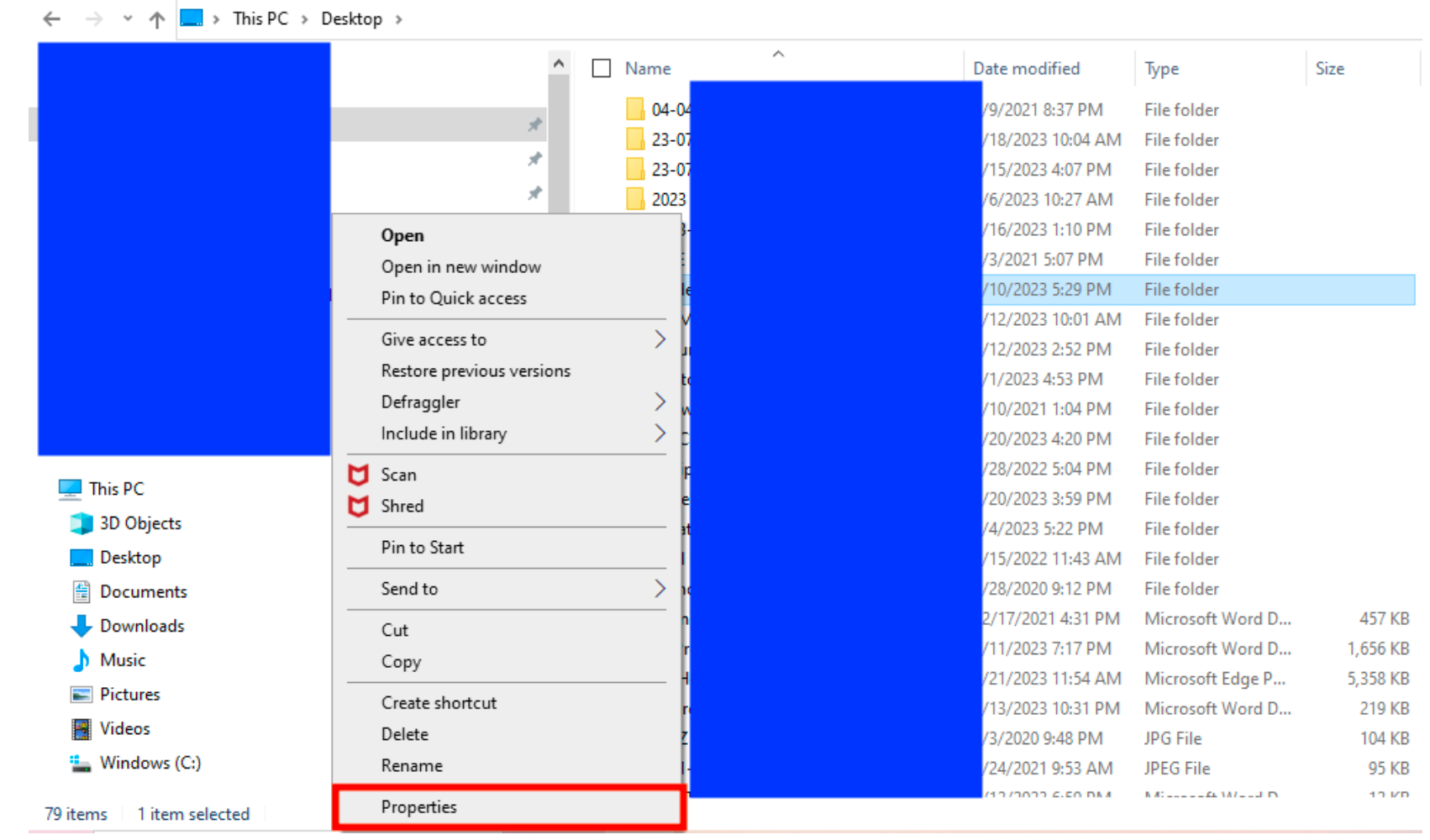 How to hide files on Windows 11