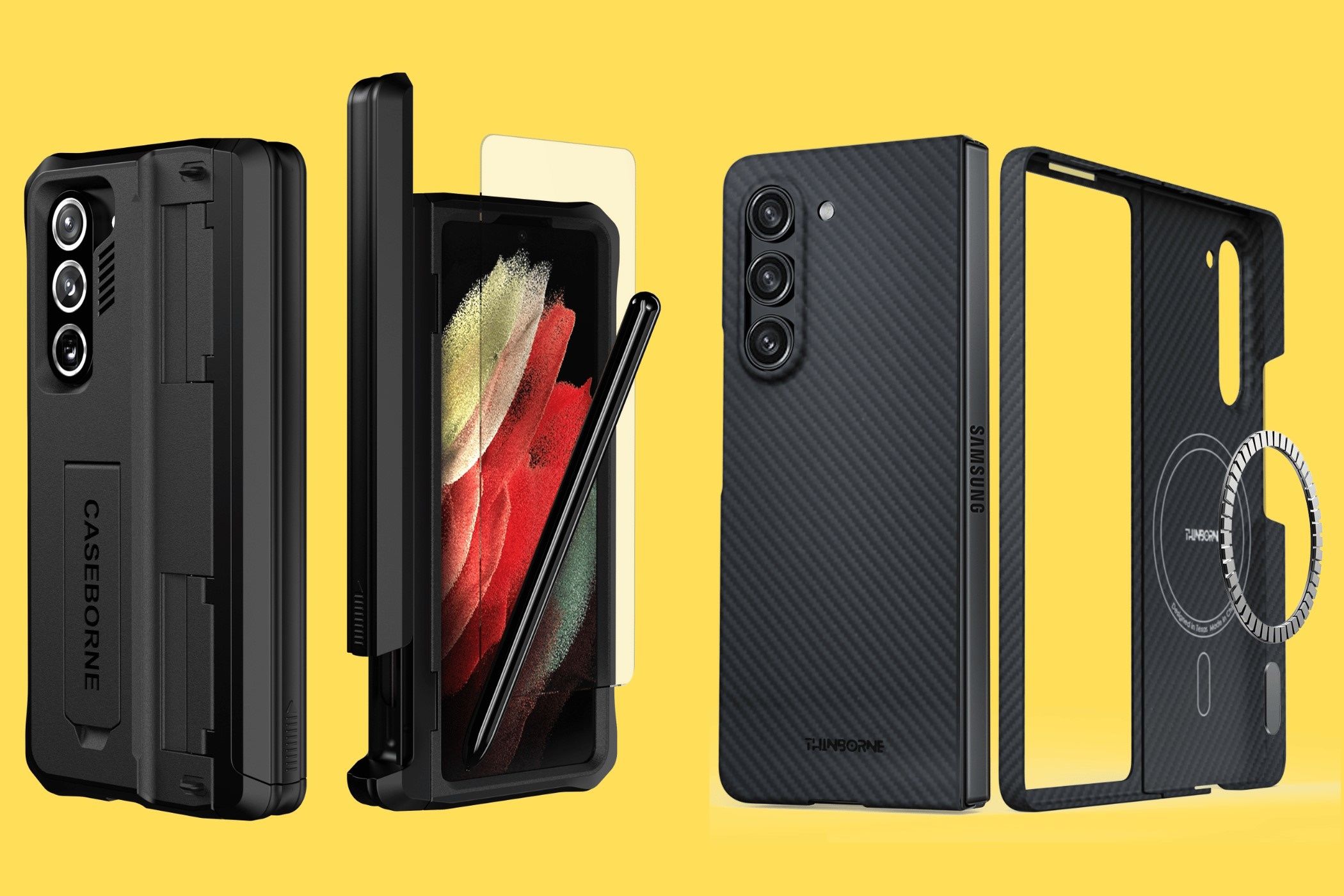 Elevate your Samsung Galaxy Z Fold 5 and Z Flip 5 with Caseborne's ...