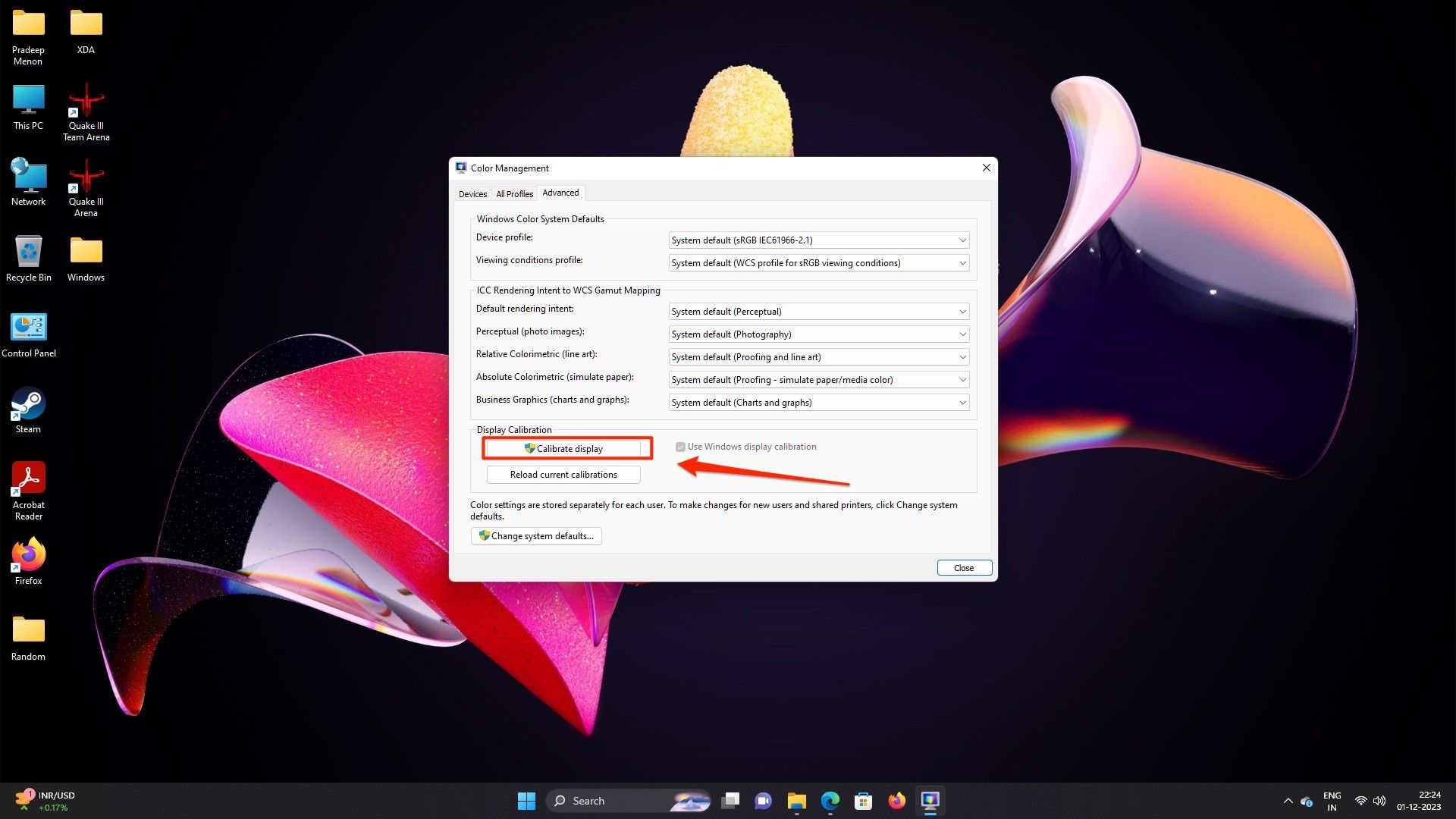 How to fix a yellow screen on Windows 11