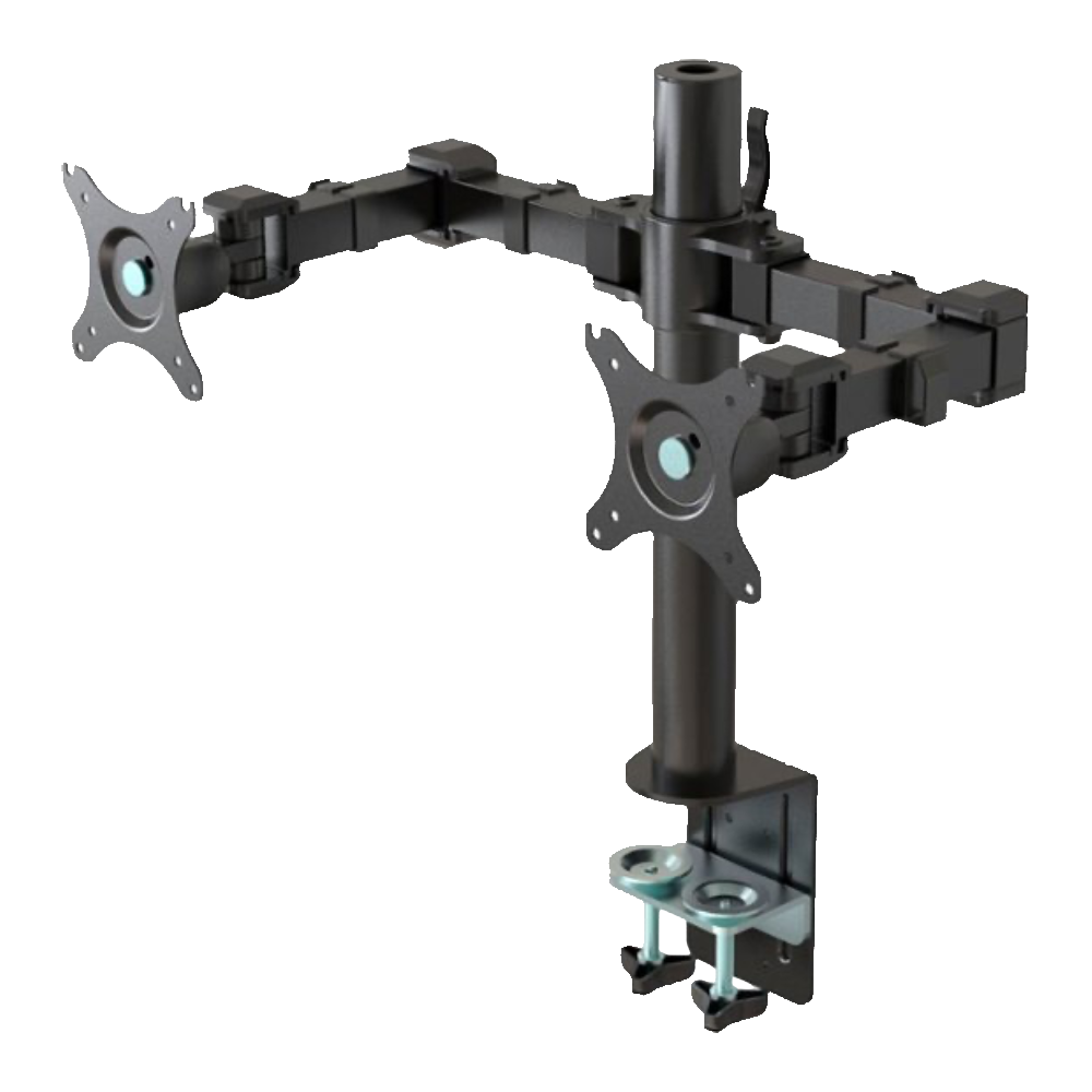 Insignia Dual Screen Desktop Mount review: Basic but quite limited Insignia Dual Screen Desktop Mount review: Basic but quite limited