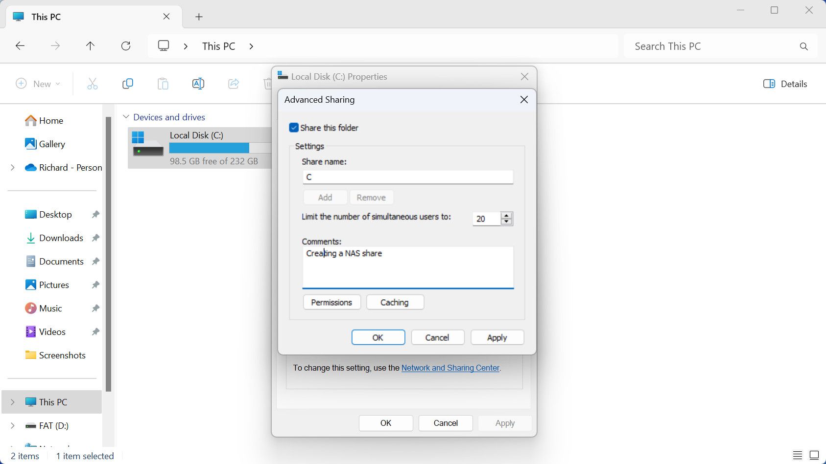 How to use your current Windows PC as a NAS for your other devices