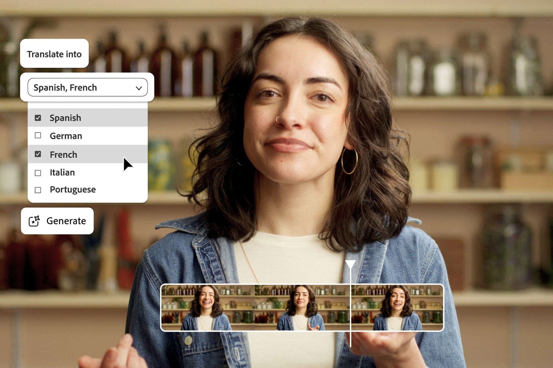 Generate and translate videos in a pinch with Adobe Firefly