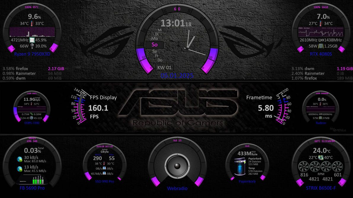 7 Rainmeter skins I wish I knew about sooner