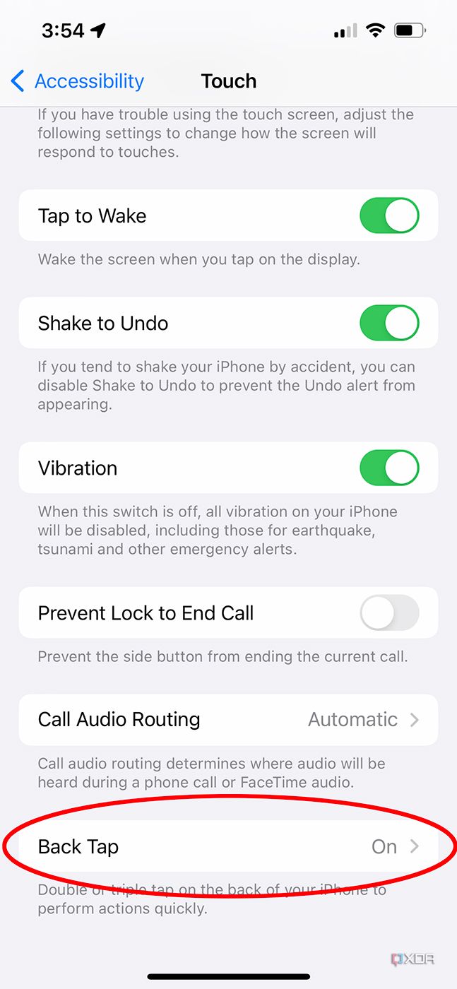 How to use back tap on iPhone