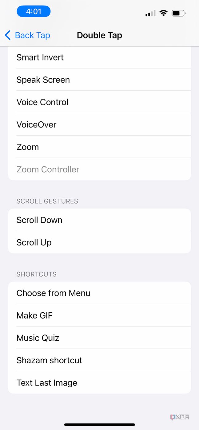 How to use back tap on iPhone