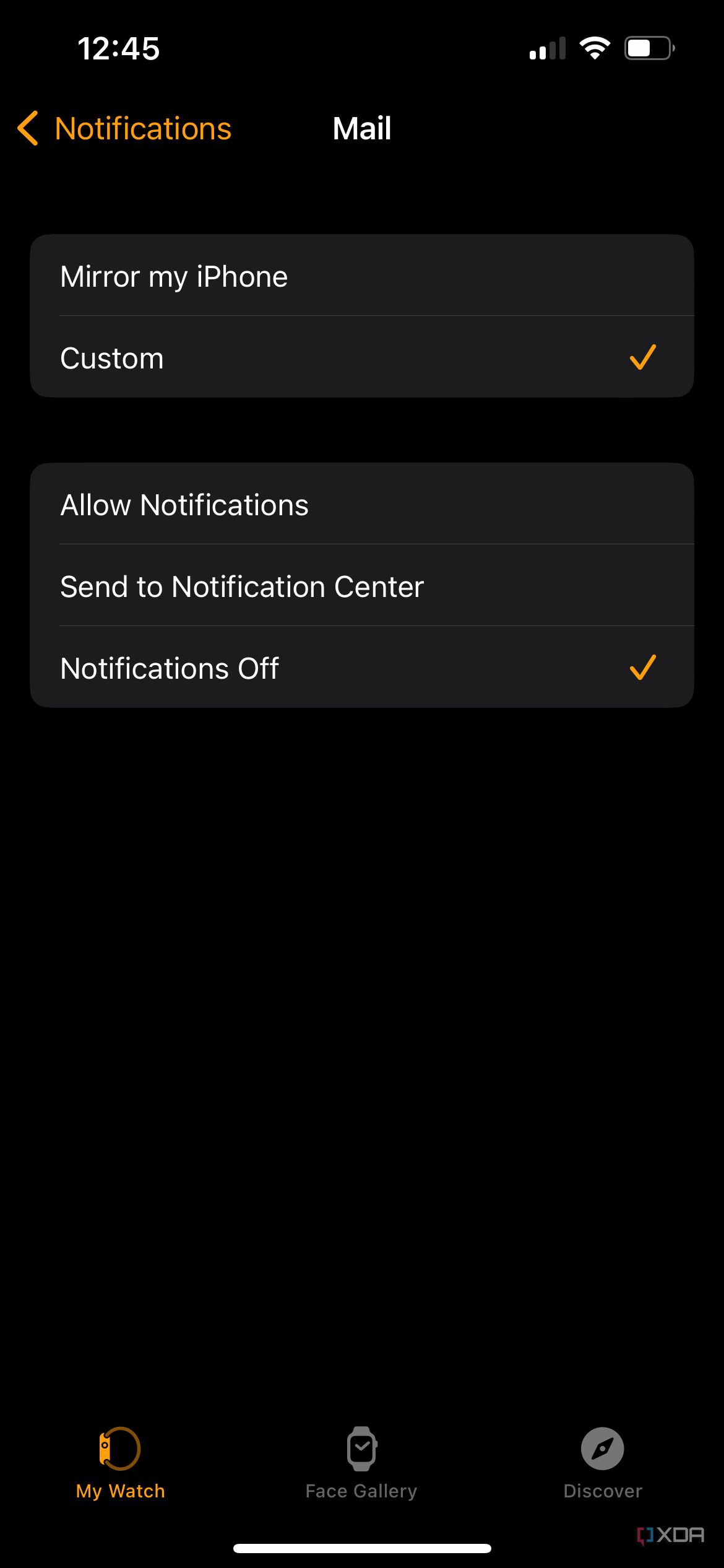 How to hide sensitive notifications on Apple Watch