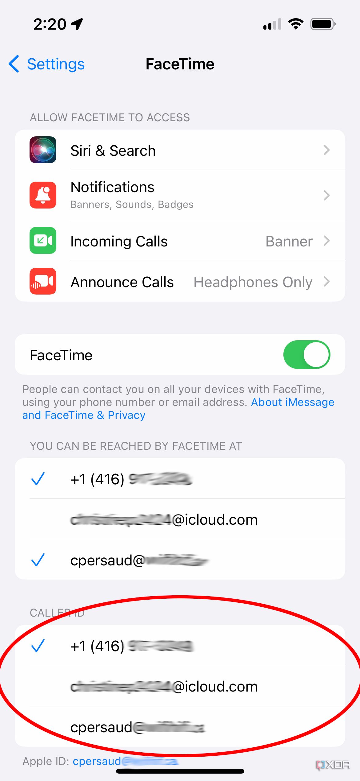How to change your sender or caller ID on iMessage and FaceTime