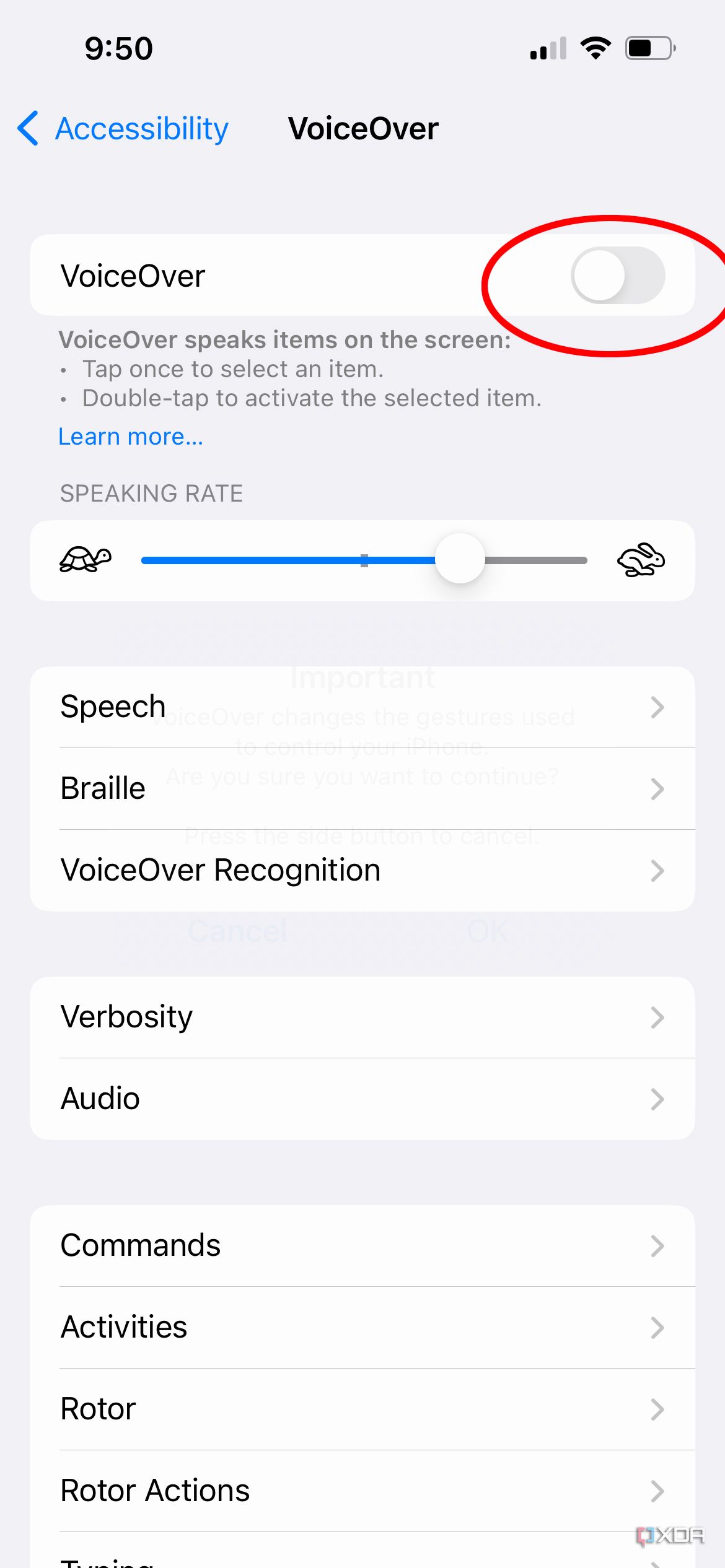 How to use VoiceOver on iPhone