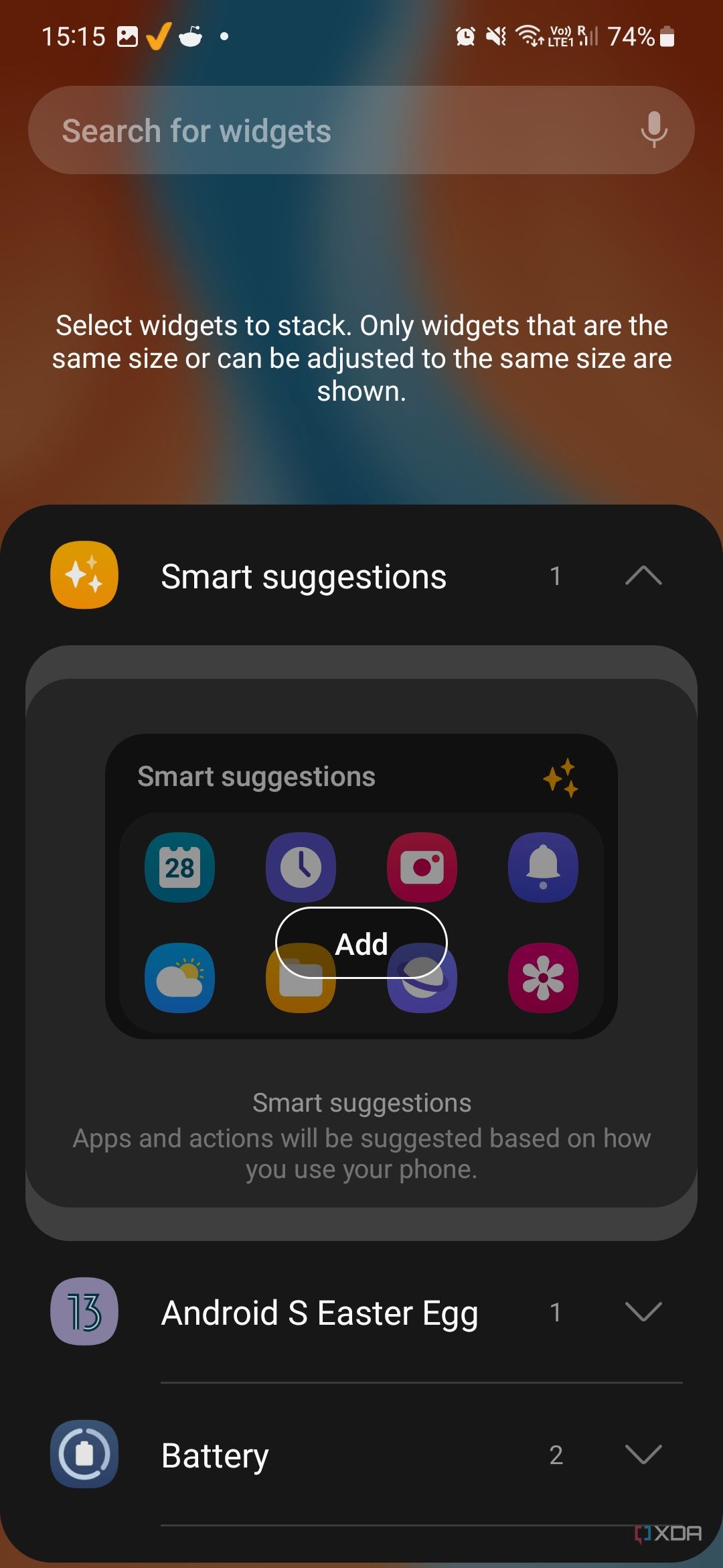 Here's how to customize the homescreen on a Samsung device