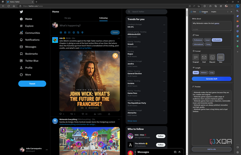 How to use Bing Chat in Microsoft Edge