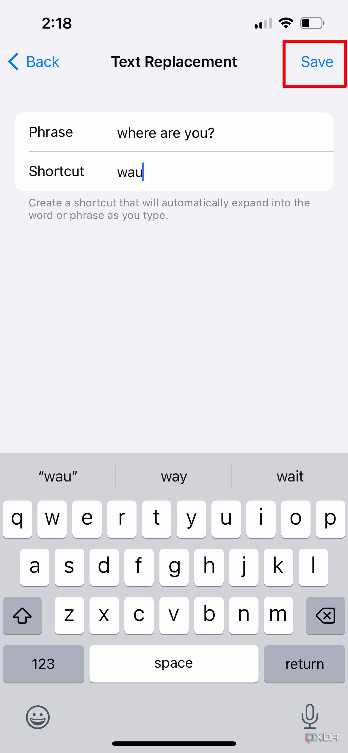 How to create keyboard shortcuts on your iPhone