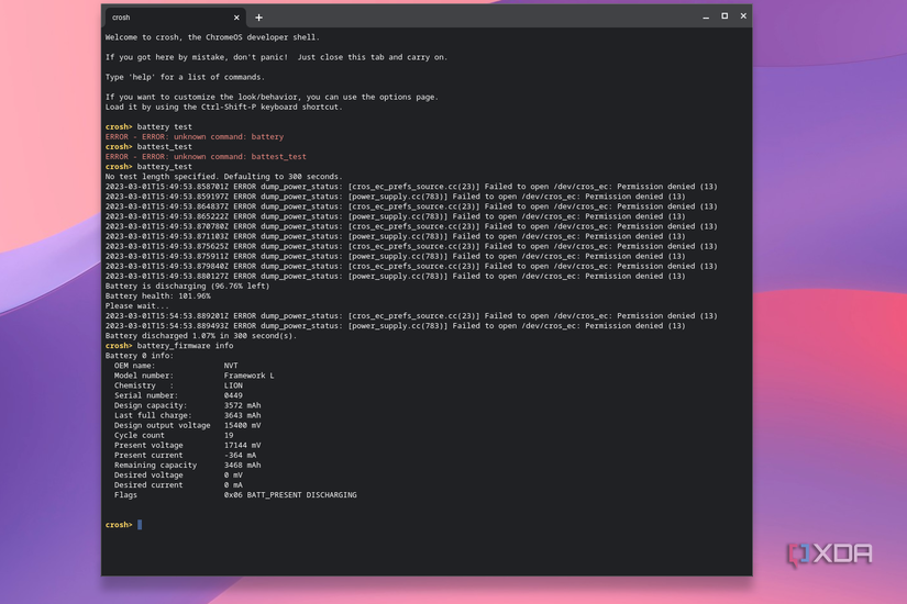 How to check battery health on Chromebook