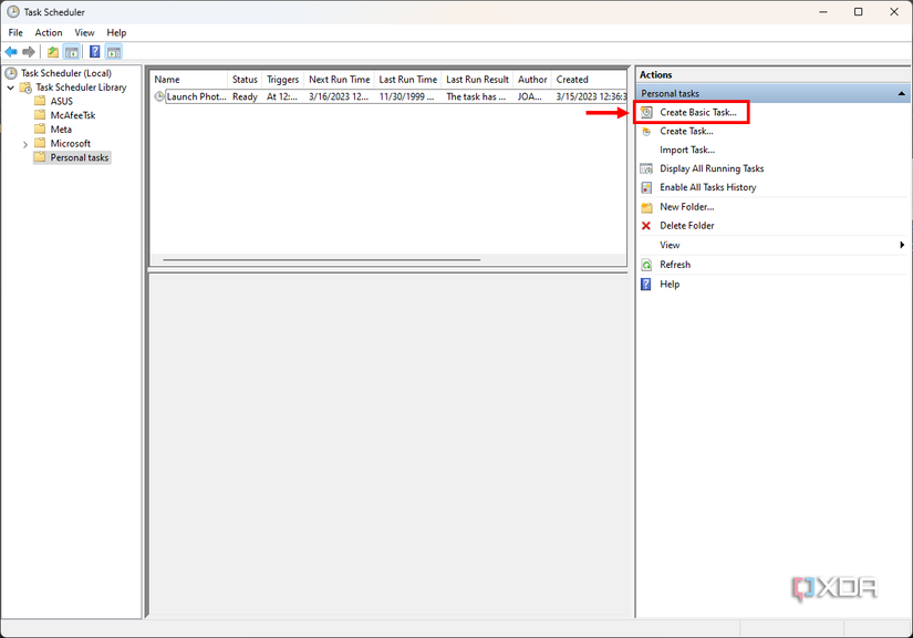 How to create automated tasks with Task Scheduler in Windows 11