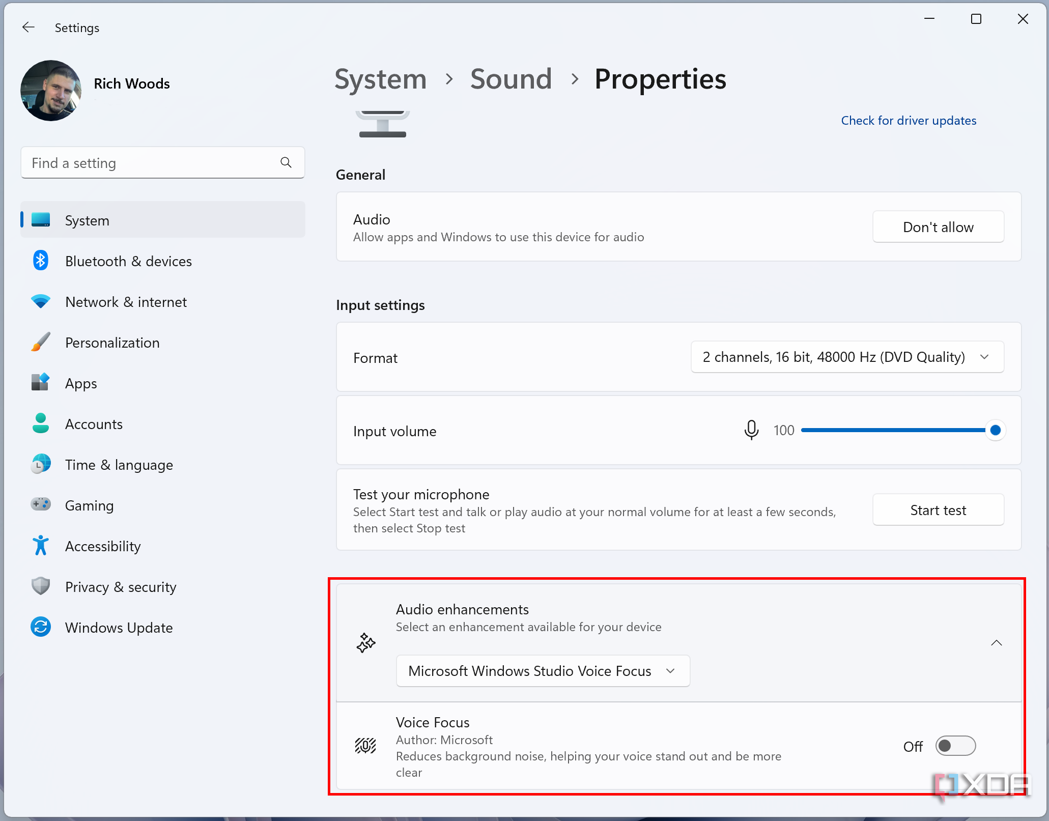 How to use Windows Studio effects on Windows 11