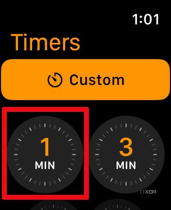 How to set a timer on Apple Watch