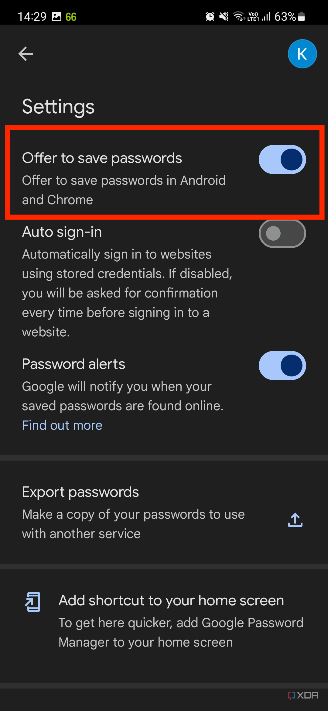 How to manage passwords with Google