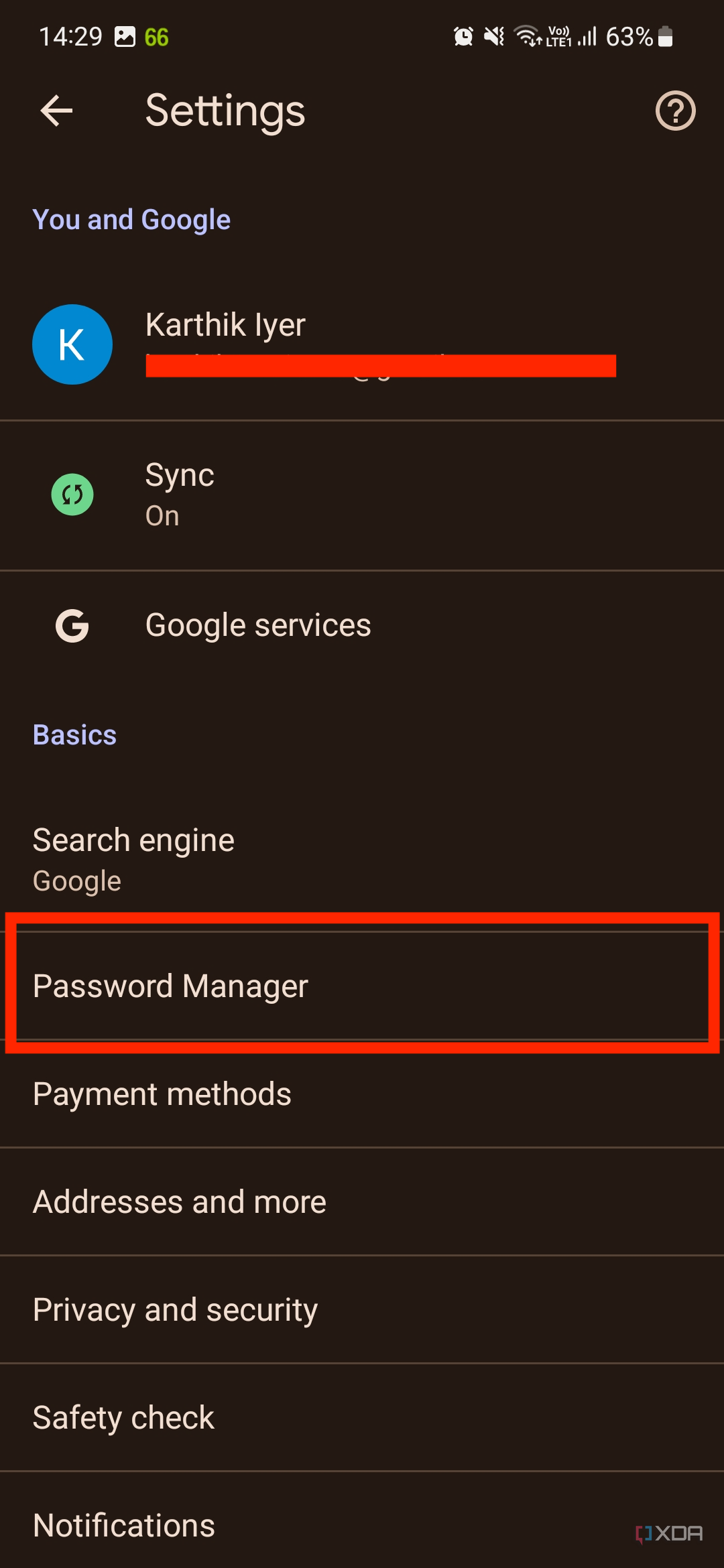 How to manage passwords with Google