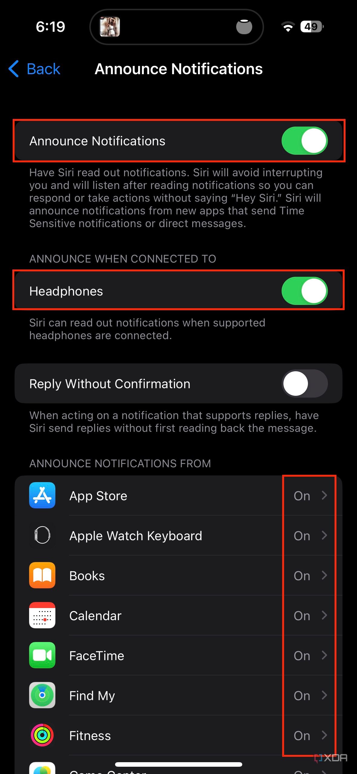 How to enable or disable Siri notification announcements on iOS and iPadOS