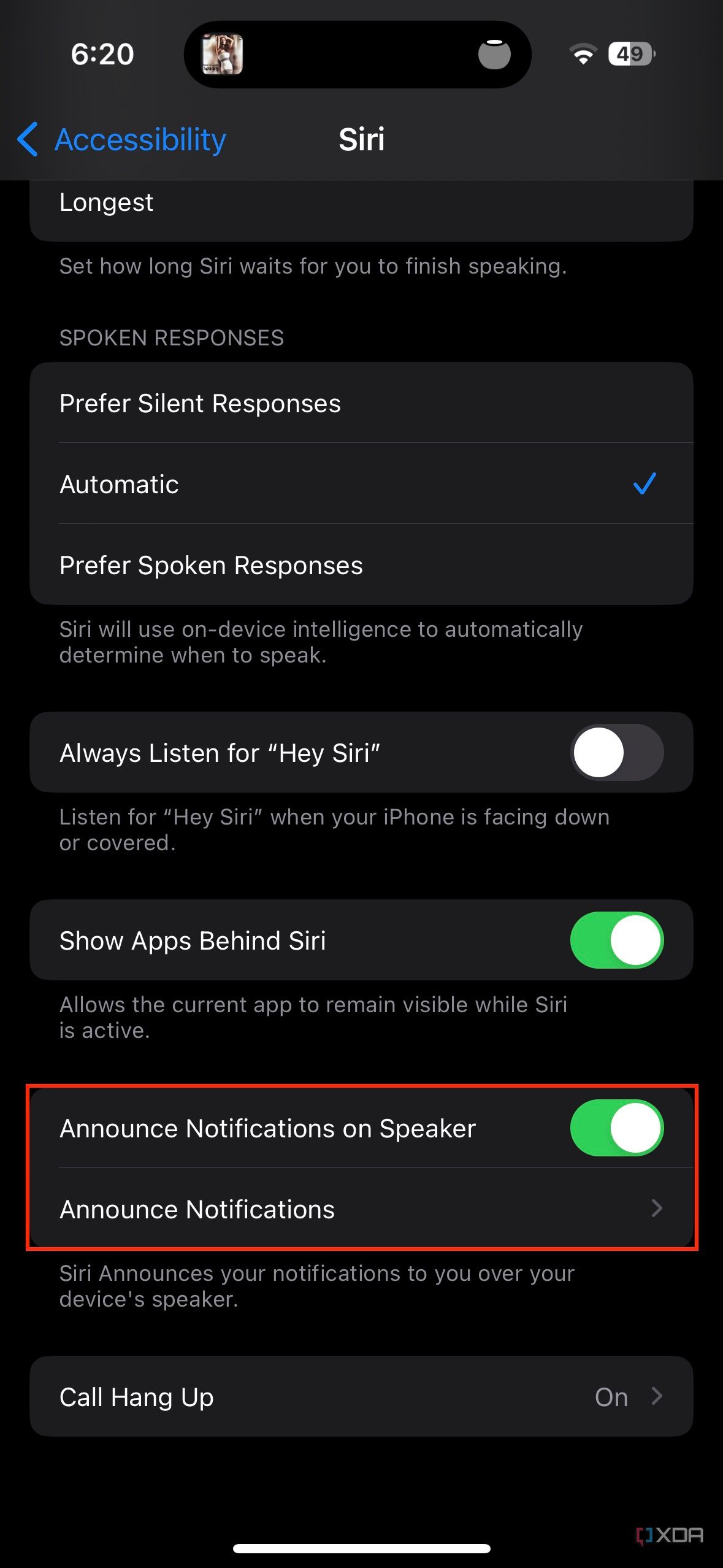 How to enable or disable Siri notification announcements on iOS and iPadOS