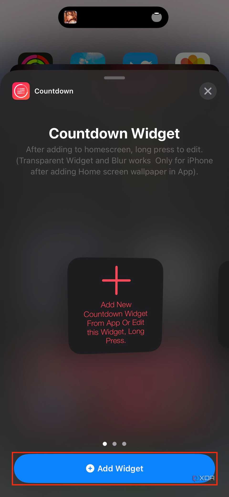 How to create a countdown Home Screen widget on iOS and iPadOS