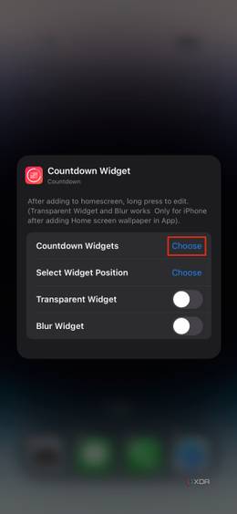How To Create A Countdown Home Screen Widget On IOS And IPadOS
