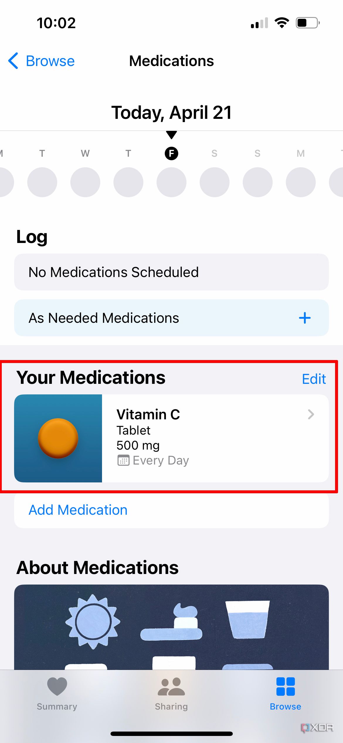 How to log medications on iPhone and Apple Watch