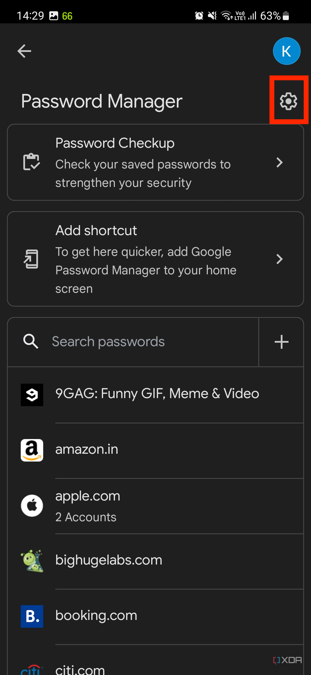 How to manage passwords with Google