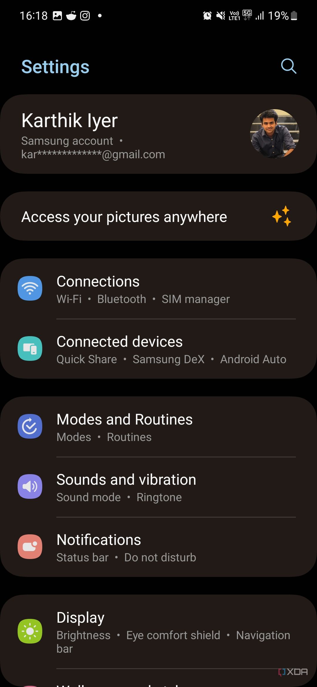 How to use the Security and privacy dashboard on a Samsung device