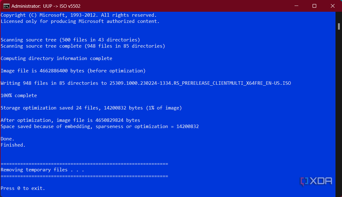 How to use UUP dump to create an updated Windows ISO for any channel