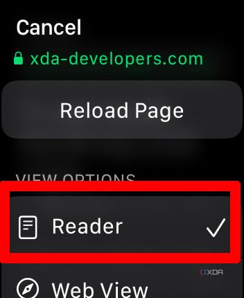 How to open web links on an Apple Watch